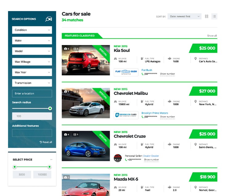 Car Dealer WordPress Theme - Motors