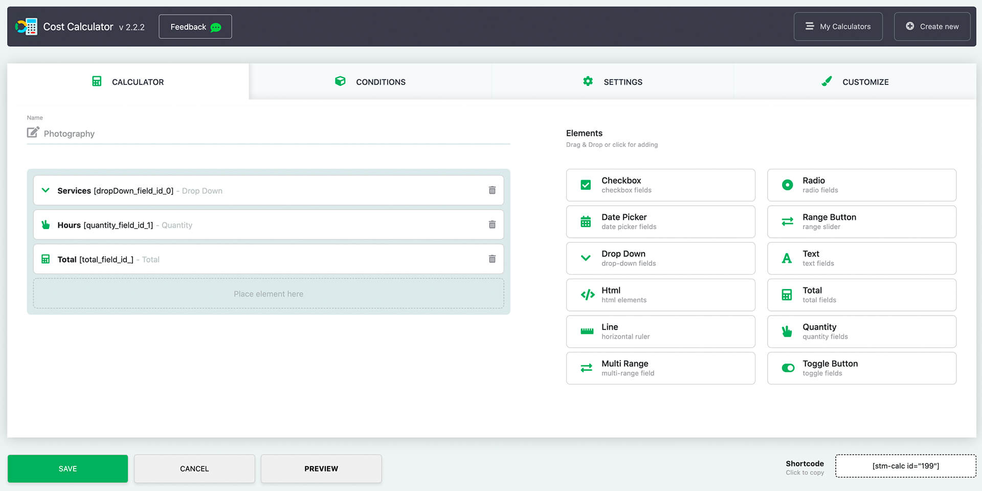 Cost Calculator WordPress Plugin | StylemixThemes