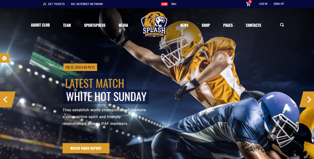 A Feature-Rich WordPress Sports Theme – Splash Theme Review