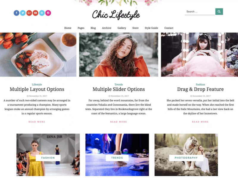 20 Trendy & Stylish Lifestyle Themes for WordPress