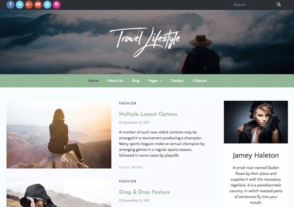 20 Trendy & Stylish Lifestyle Themes for WordPress