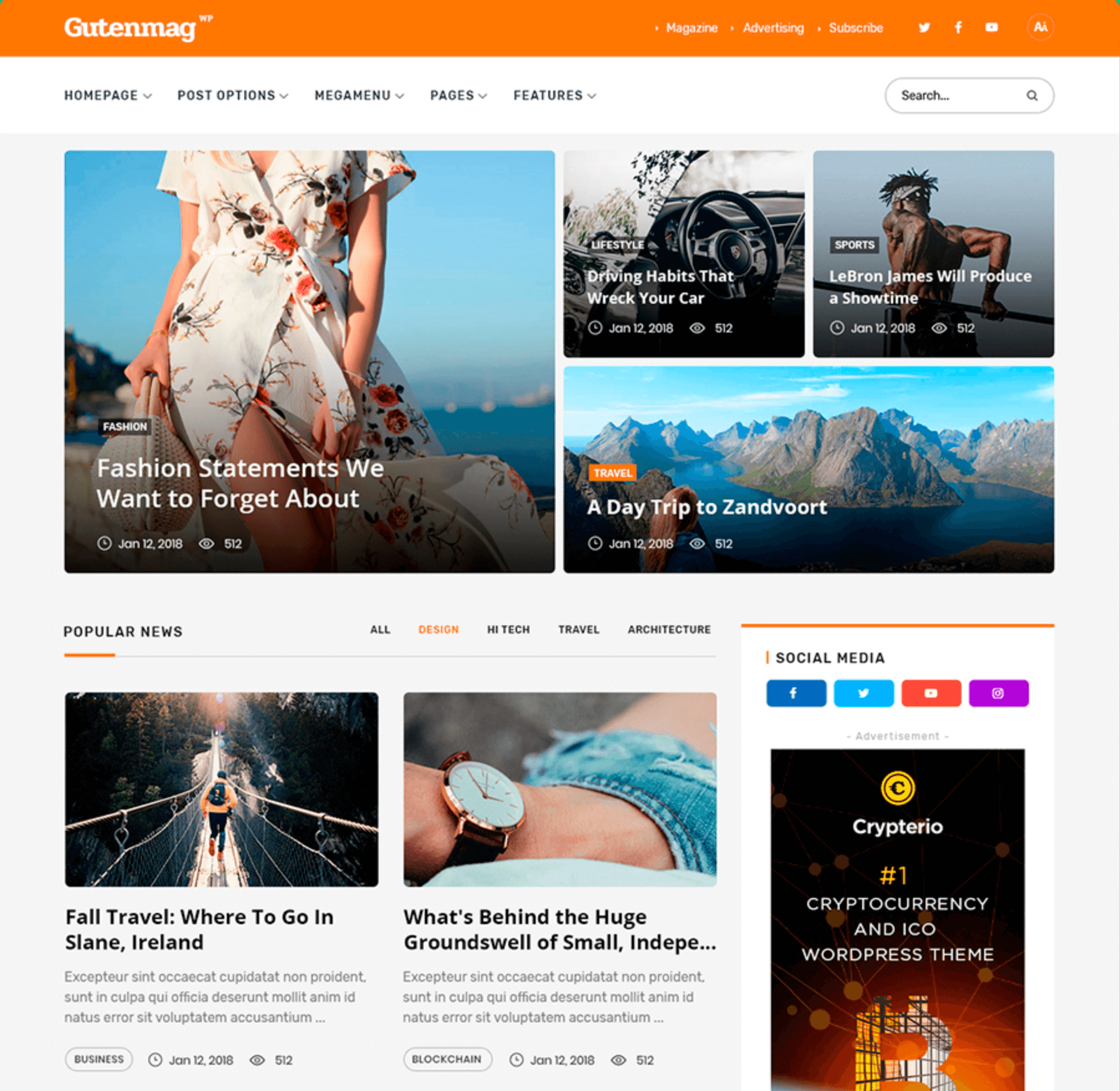 GutenMag Review — Gutenberg Theme for WordPress Magazines