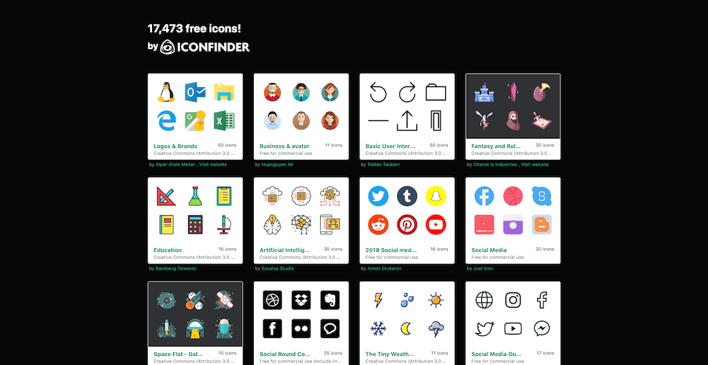 15 Best Sites for Finding Free and Modern Icons