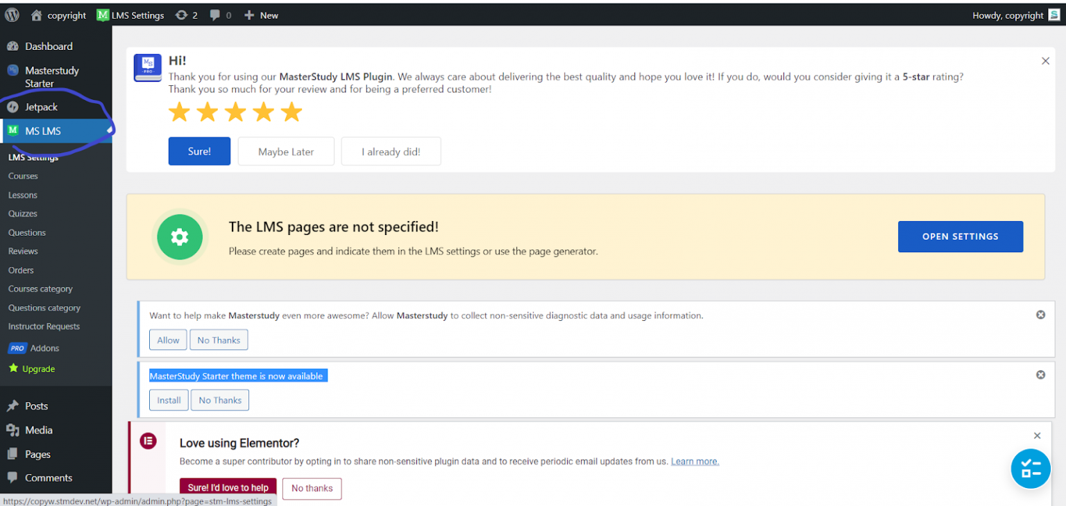 Introducing the Starter theme: A free WordPress theme for MasterStudy LMS plugin
