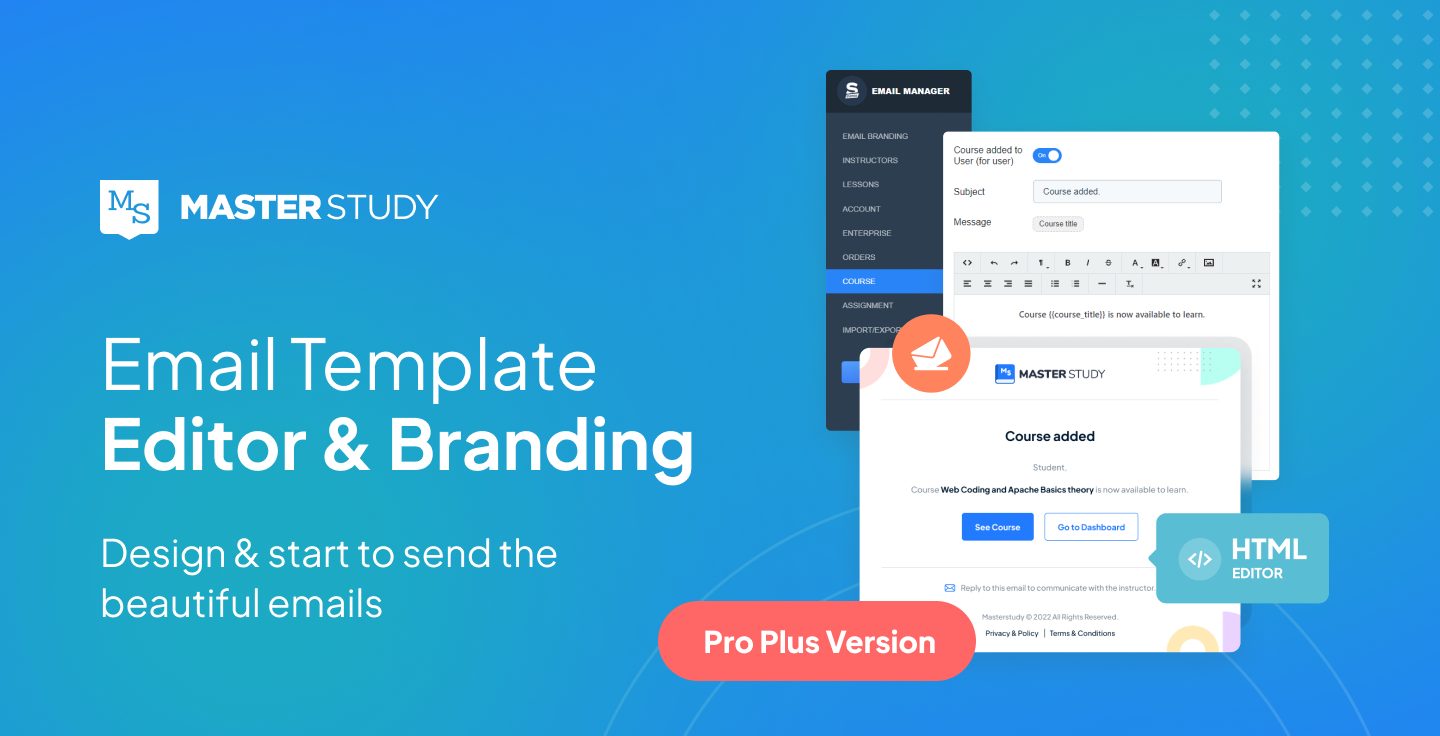 Email Editor in WordPress LMS: How To Create and Manage The Emails
