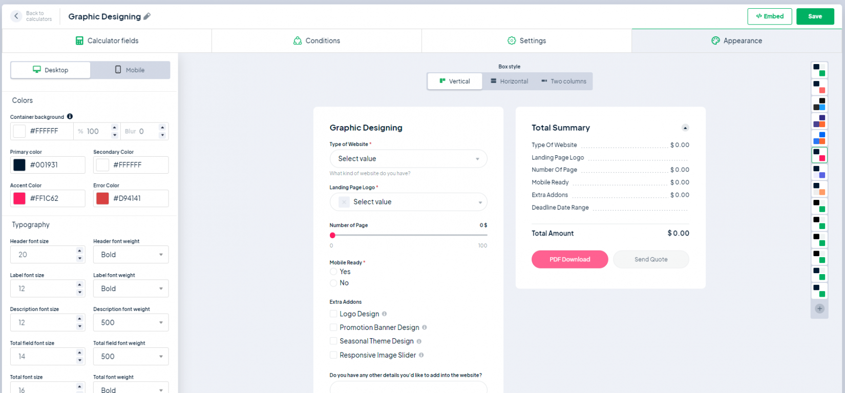 How To Add An Estimation Form For Graphic Design Calculation In Wordpress 1435