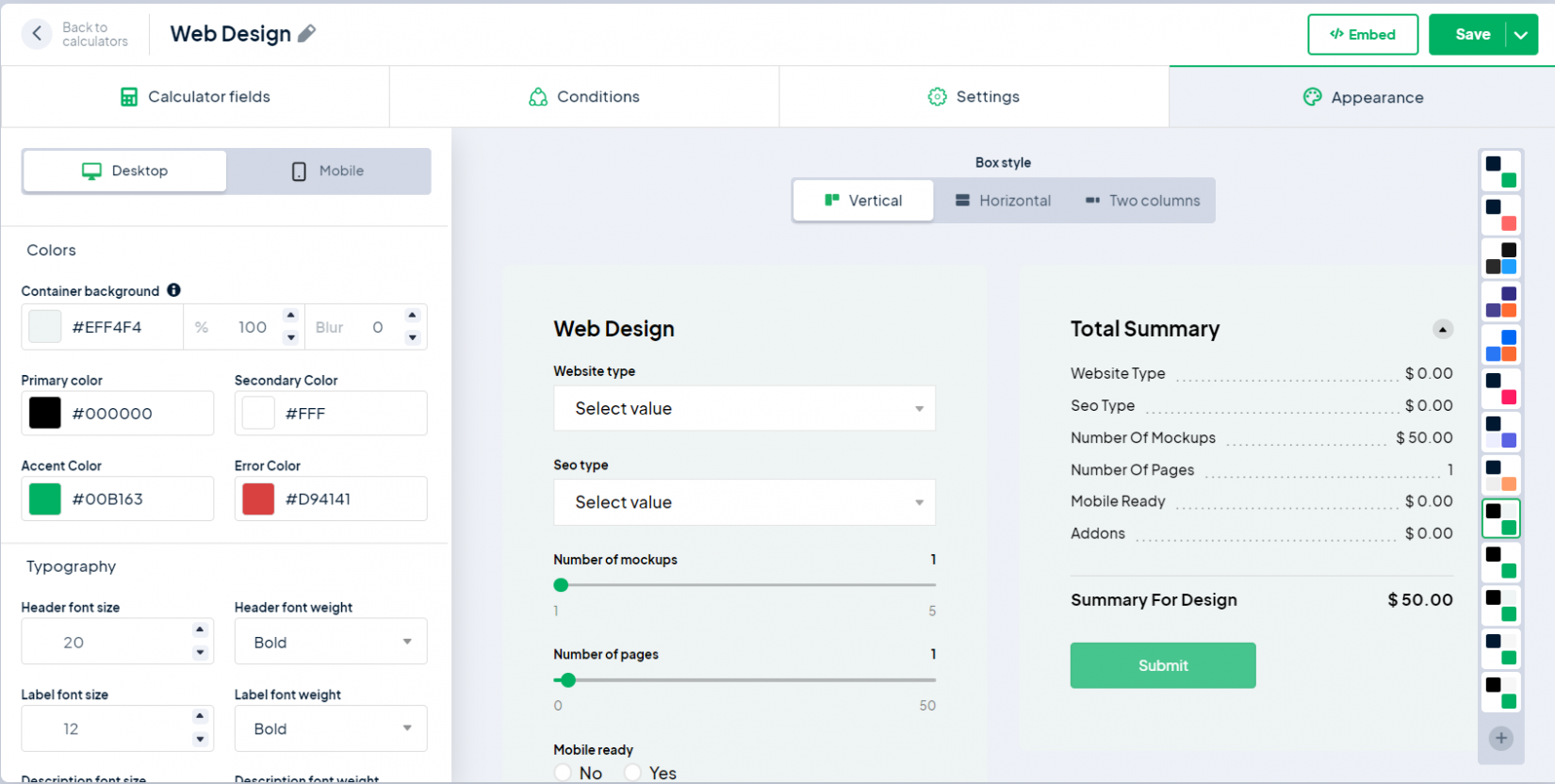 Best Cost Calculator Plugin for WordPress