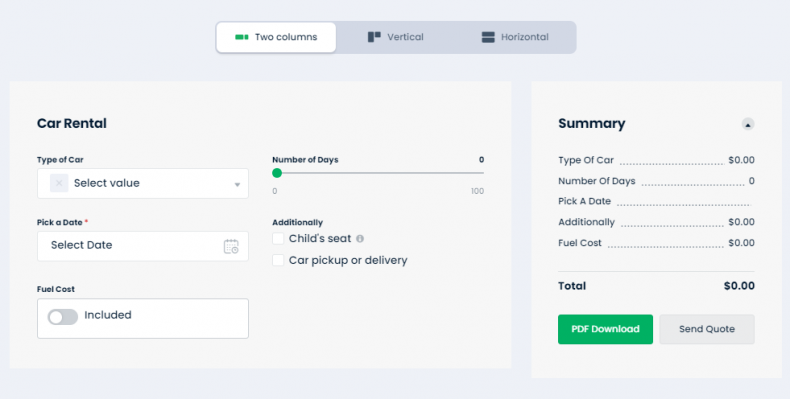 Best Cost Calculator Plugin for WordPress