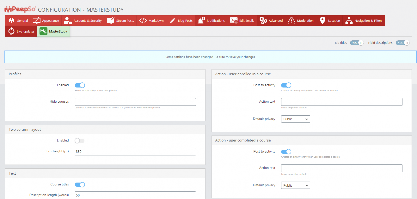 MasterStudy LMS Now Is Integrated with PeepSo