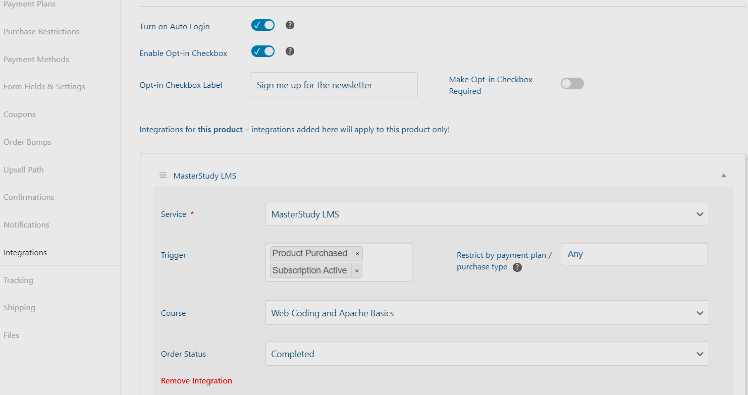 MasterStudy LMS Plugin Integration with Studiocart