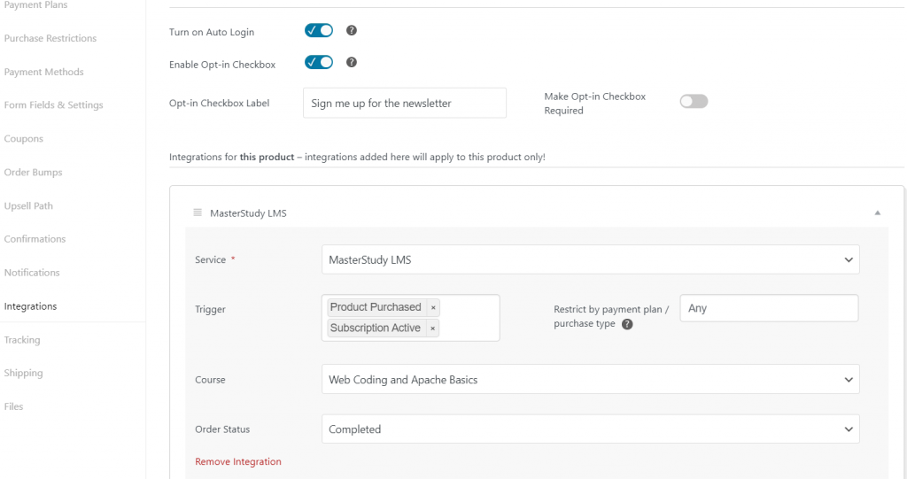 MasterStudy LMS Plugin Integration with Studiocart