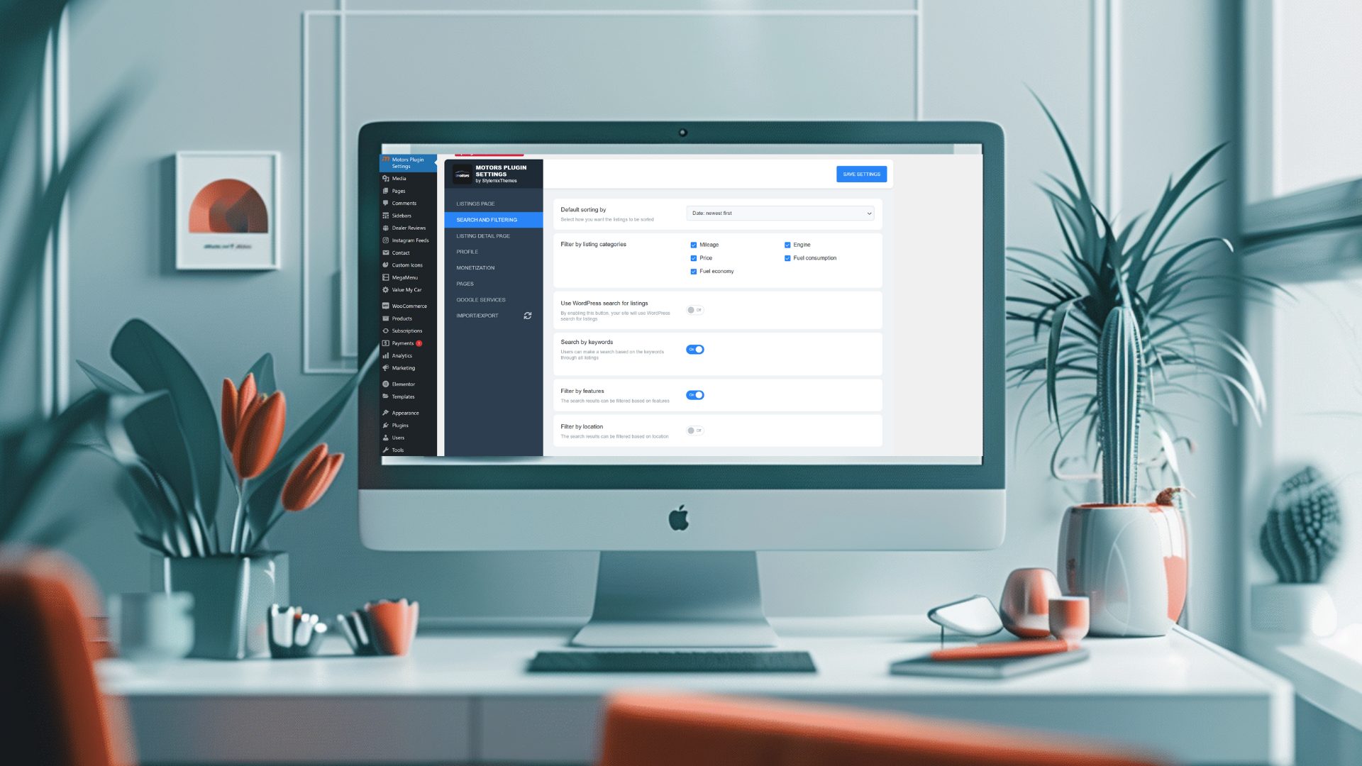 Cambios en las Opciones del Tema Motors: Migración al plugin Motors