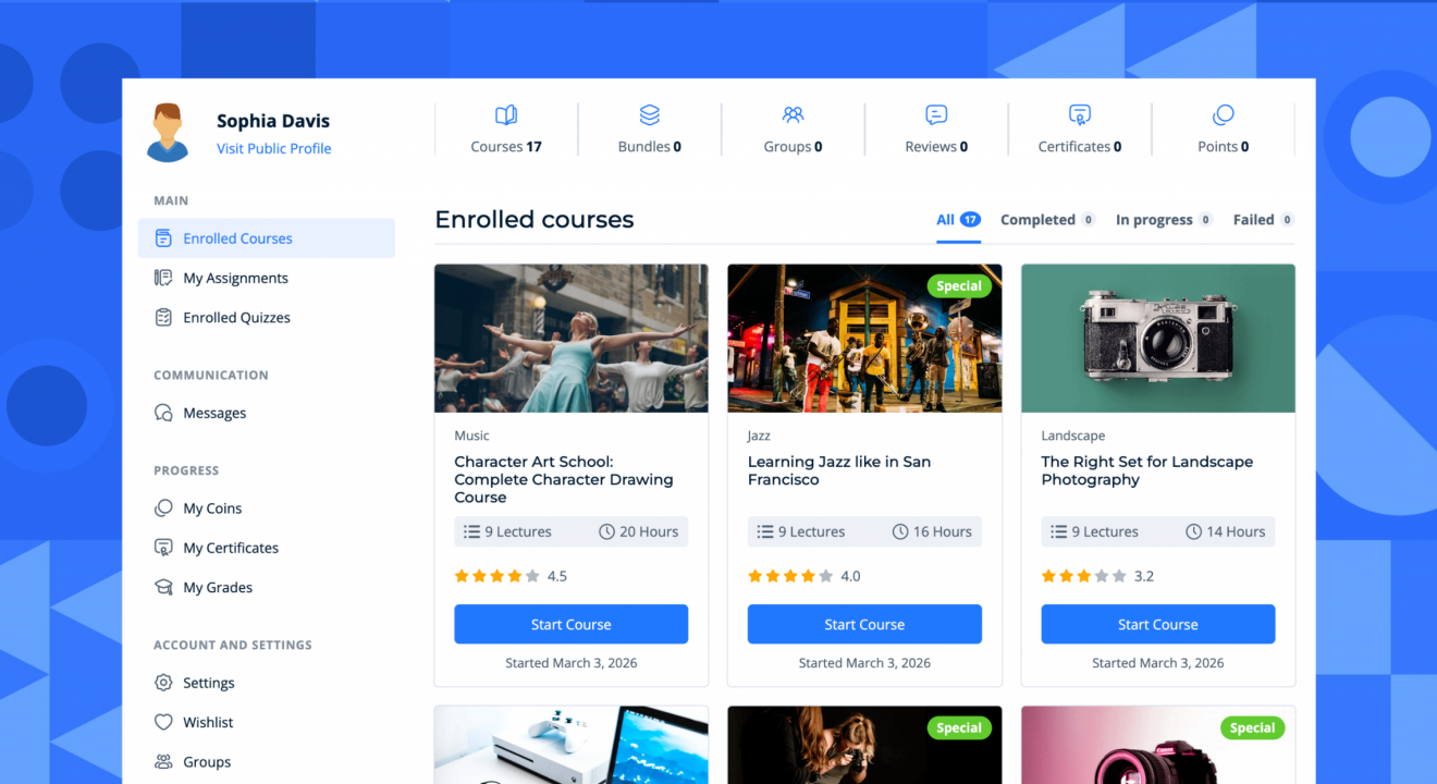 A New Learning Hub in MasterStudy LMS: Where Students See Everything ...